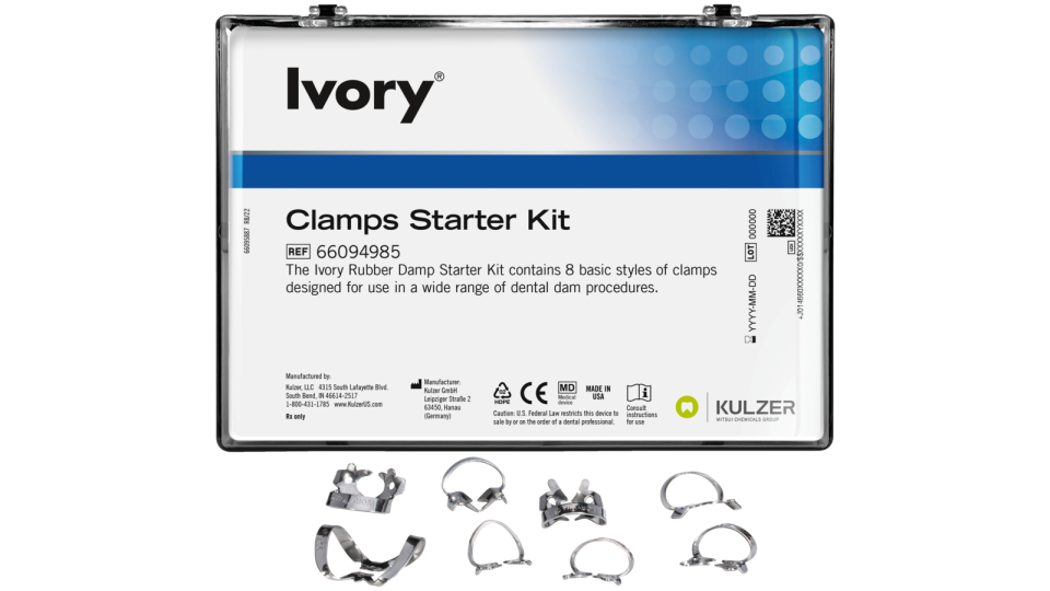 Ivory® Rubber Dams & Clamps